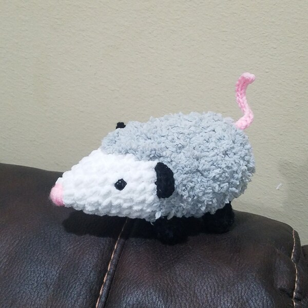 Opossum'd Crochet Pattern| Crochet Opossum Plush Amigurumi Crochet ...