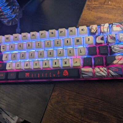 Viego the Ruined King LOL Series Keycap Set, 112 Keys PBT for Mechanical Keyboard OEM Profile ...