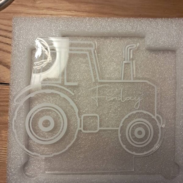 Personalised Tractor Night Light,nursery Decor,kids Gift,night Light ...