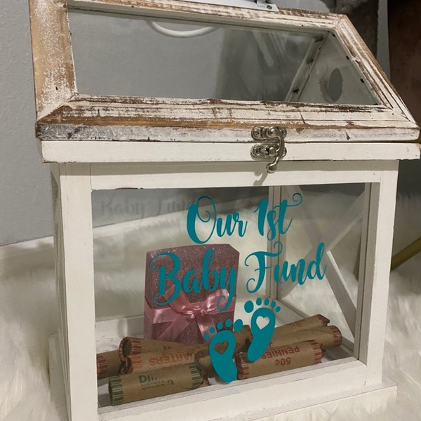 Baby Shower Decal, Baby Fund Decal, New Parents Gift, Baby Shower DIY ...