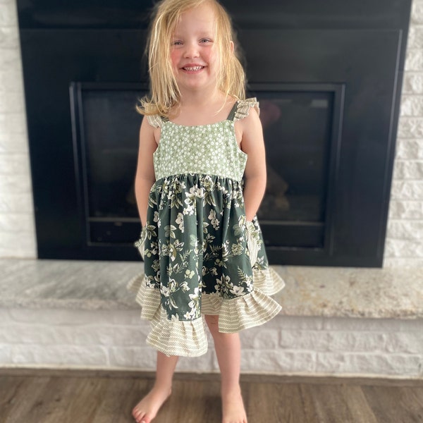 Emilia Dress PDF Sewing Pattern, Including Sizes 12 Months - 14 Years ...