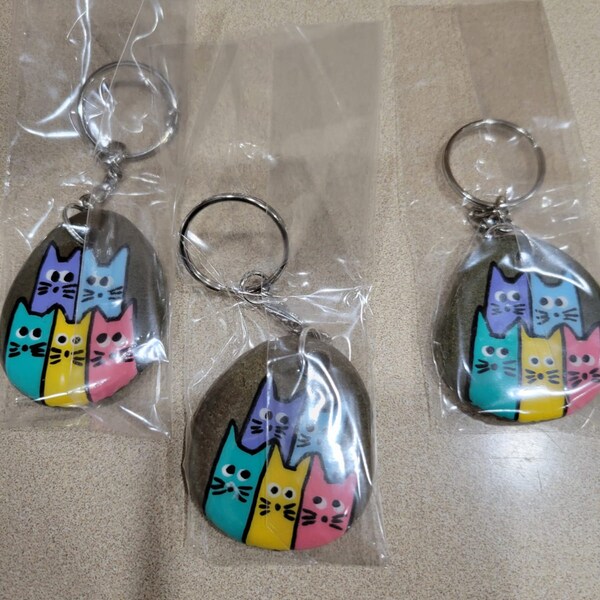 Personalized Modern Unique Wooden Key Holder, Ocean-rolled Painted ...
