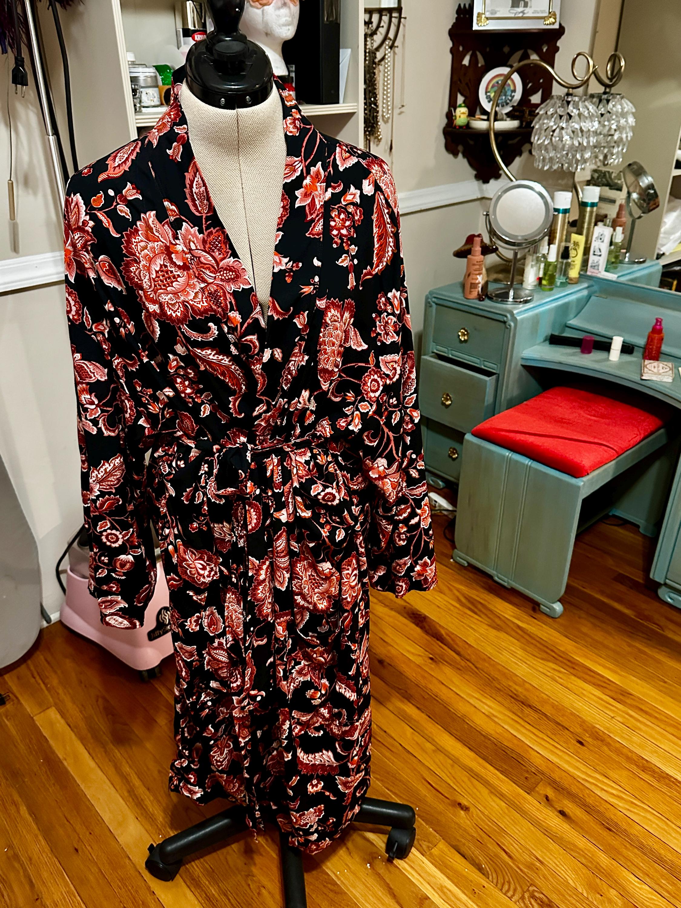 Cushy robe sewing pattern