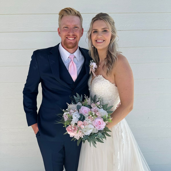 Wedding Bouquet, Bridal Bouquet, Blush Wedding Bouquet, Blush Pink ...