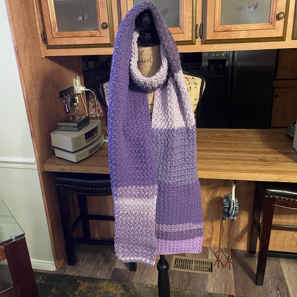 Crochet Pattern, 3-in-1 AMARA Crochet Scarf Pattern PDF, Crochet ...