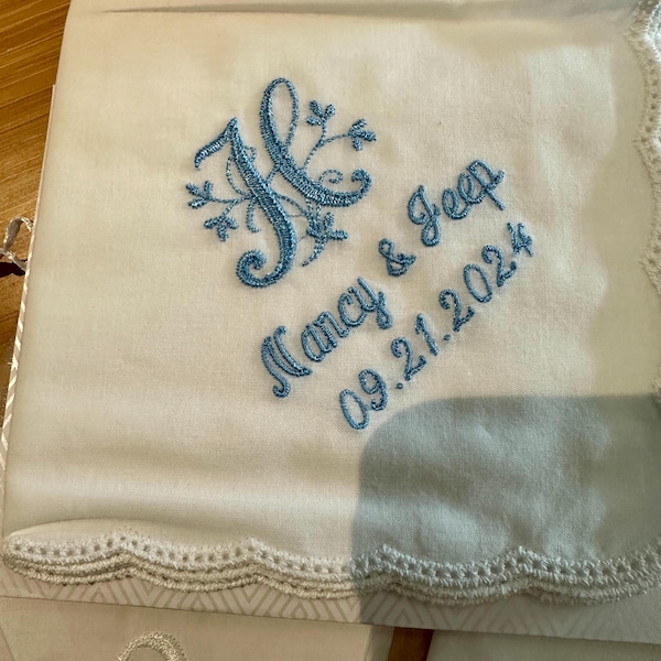 Handkerchief Gift Box, Flat Fold Envelope for Wedding Handkerchiefs ...