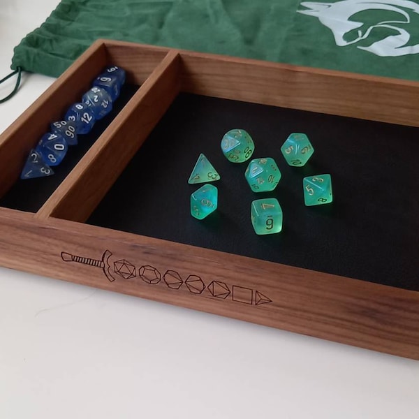 Tide Pool Teal Polyhedral Dice Set for D&D, Pathfinder, and TTRPG Dice ...