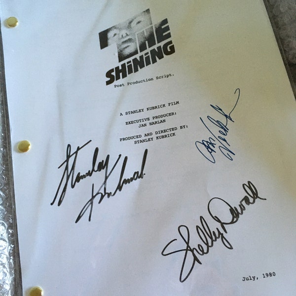 The Shining Horror Movie Script - Etsy