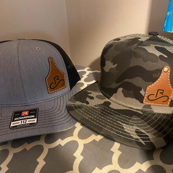 Best Dad Ever Snapback Hat | Father’s Day Cap | Faux Leather Patch Flat ...