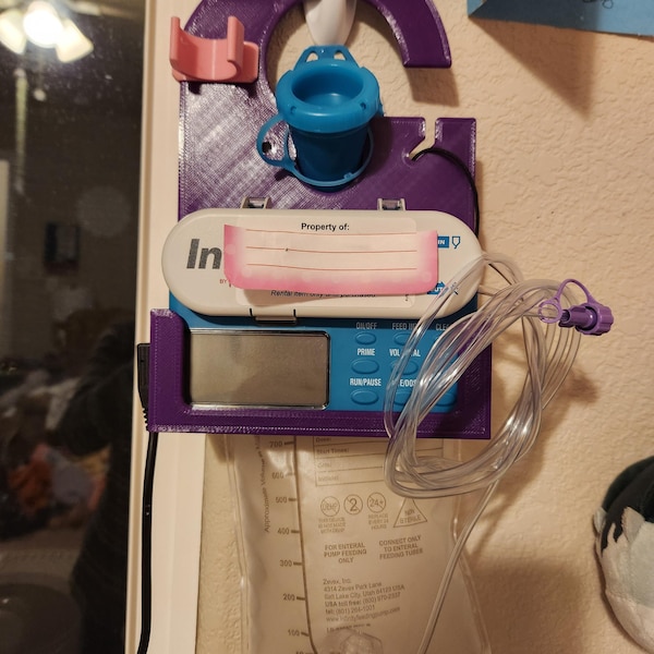 Feeding Pump Carrier Holder | Infinity Pump | Includes Syringe Clip for ...