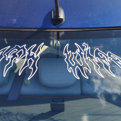 Custom Windshield Decal Insert Your Own Text - Etsy