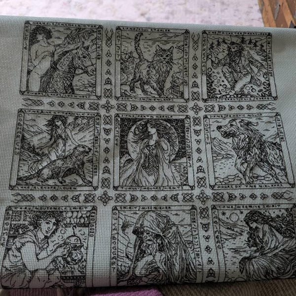 Temperature Stitch - Gothic Cathedral With Stained Windows - Modern ...