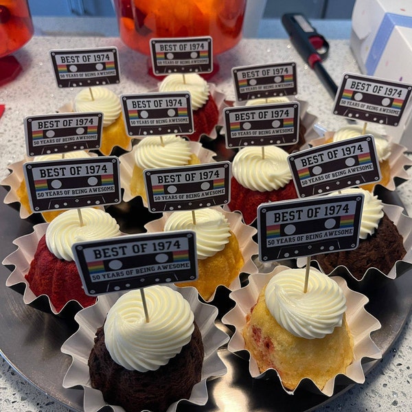 Seven Tee Cake Topper, Golf 70th Birthday Cake Topper, Birthday Party ...