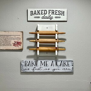 3 Pin Rolling Pin Rack for Your Wooden Rolling Pin Collection Farmhouse ...