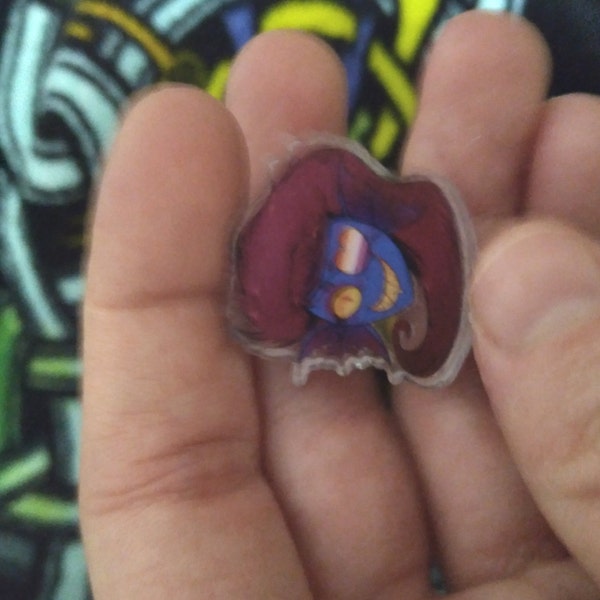 Bill Cipher Acrylic Pin - Etsy