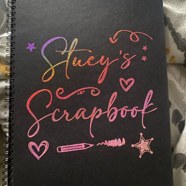 A4 Personalised Drawing Sketchbook Artist Book Teenage Doodle Book - Etsy