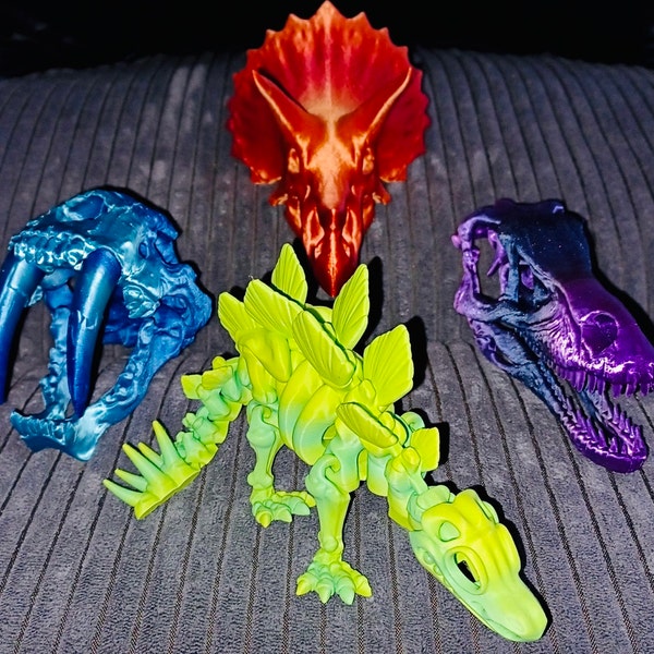 Velociraptor Replica Skull 3D Printed - Etsy