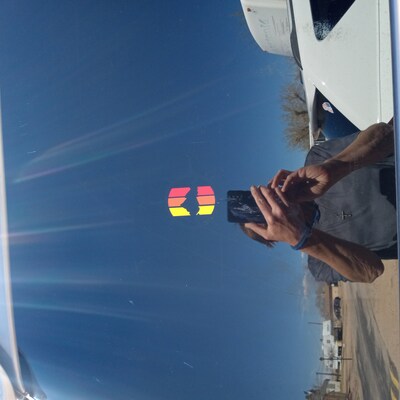 Many Sizes & Custom Colors Tri 3 Color Retro Racing Stripes Rainbow ...