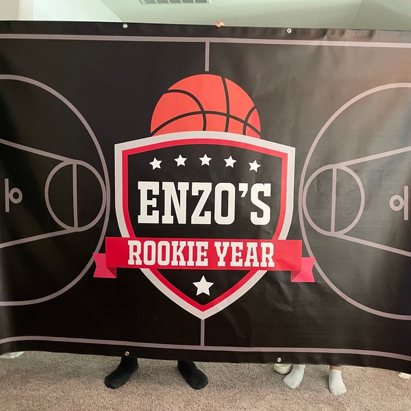 Basketball Backdrop Custom Basketball Party Decorations, March Madness ...