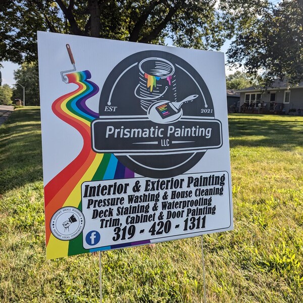 48 Custom Yard Signs - FAST! - Etsy