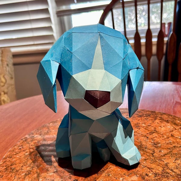 Shiba Inu, Dog, Animal Origami, DIY, Decoration, Homemade, 3D Paper ...