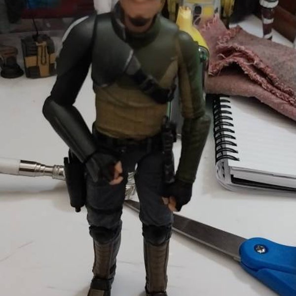 Kanan Jarrus Mask Blindfold (1:12 Scale) Black Series - Etsy