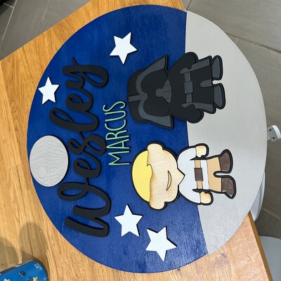 Mario Yoshi Custom Name Sign Circle Sign Nursery Decor Bedroom Decor ...