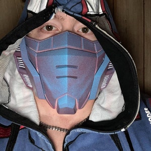 Anime Battle Mech Cosplay Mask Made in US Fast Shipping - Etsy