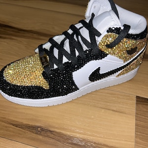 Fully Blinged Authentic Air Jordan 12 - Etsy