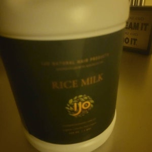 1/2 Gallon Size Rice Milk Conditioning Spray by Ijo Natural Hair ...