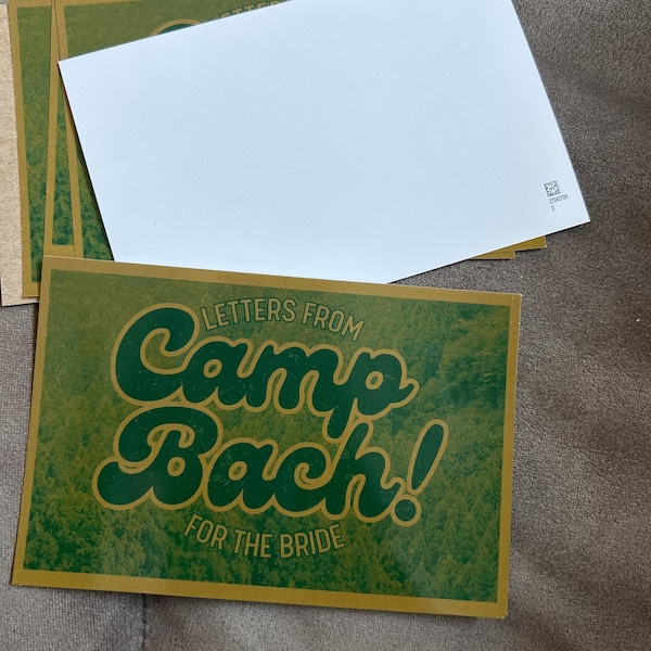 Retro “camp Bach” Flag for Camp-themed Bachelorette Party - Etsy