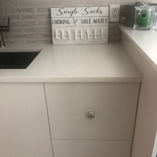 Single Socks Looking for Sole Mates Laundry Decor / Sock Hanger / Sock ...