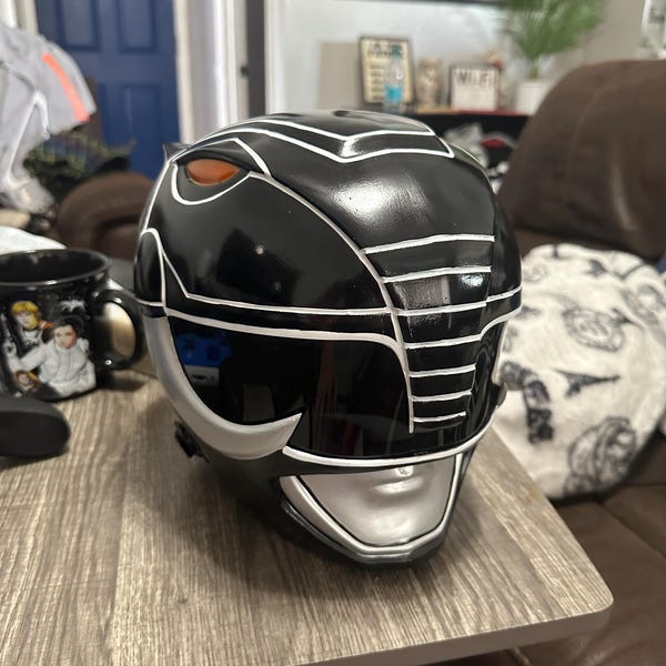 Red Ranger Bat in the Sun Helmet Cosplay MMPR Halloween Costume Mask ...
