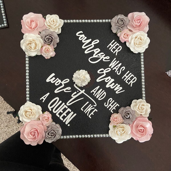 Graduation Cap Topper Powerful Woman - Etsy