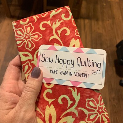 Checkbook Wallet, Checkbook Cover, Batik Fabric Checkbook, Checkbook ...