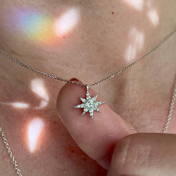 Gold Cross Necklace / 14k Gold Cross Pendant / Solid Gold Cross ...