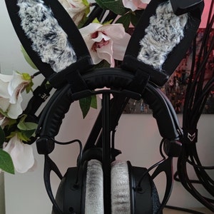 Bunny Ears for Headsets and Headphones, Faux Fur Rabbit Ears, Gamer ...