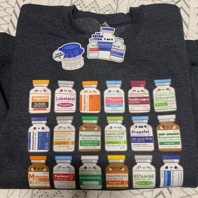 Transparent Blood Tube Vinyl Sticker, Phlebotomy Sticker, Biology ...