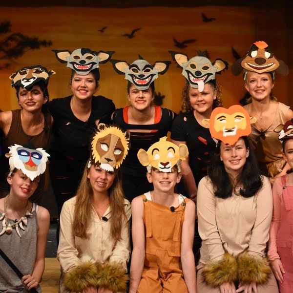 Lion Cub Costume Mask, World Book Day Costume, Costume Gift, Child ...