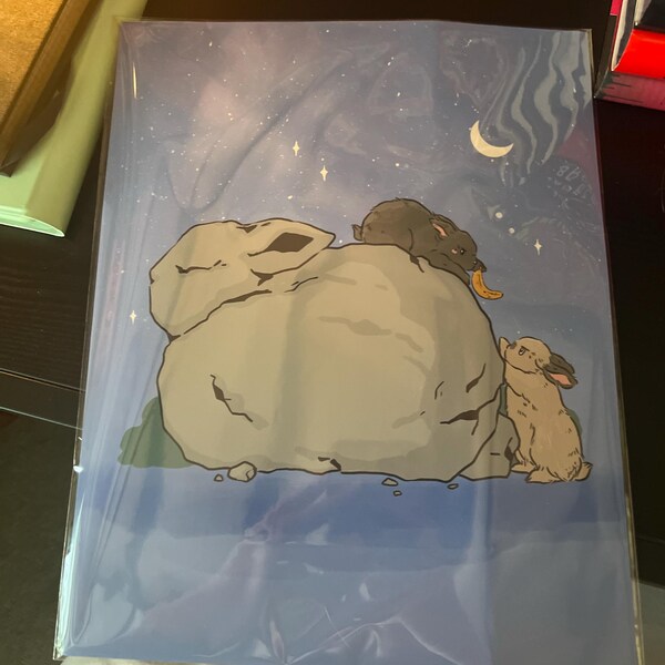 Cosmos Buns | Bunny Rabbit Tote Bag, Canvas Tote Bag - Etsy