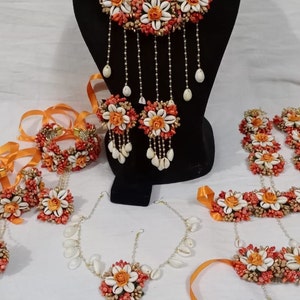 FLORAL JEWELLERY SET Multi Color Jewelry Set for Brides and - Etsy