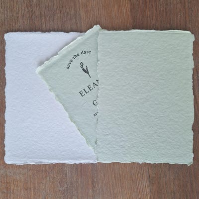 Handmade Deckle Edge Envelop, Handmade Cotton Rag Envelopes Paper ...