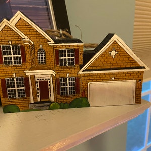 Custom Home Replica, Housewarming Gift, First Home Gift, Miniature of ...