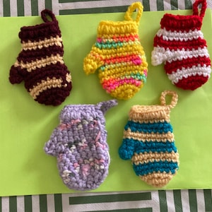PDF CROCHET PATTERN Mini Mittens - Etsy