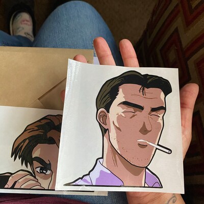 Initial D the Mt Akina Sticker Pack Includes Takumi, Bunta, and Itsuki ...