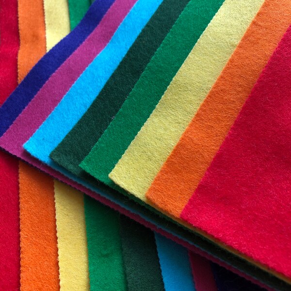 Felt Made in UK - A4 Size Craft Felt - Recycled Felt - Various Colours ...
