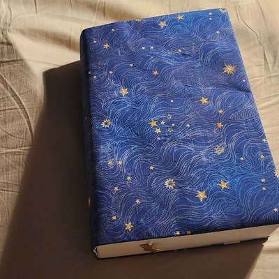 Adjustable Book Cover, Fabric Book Cover, Reusable Book Cover, Handmade ...