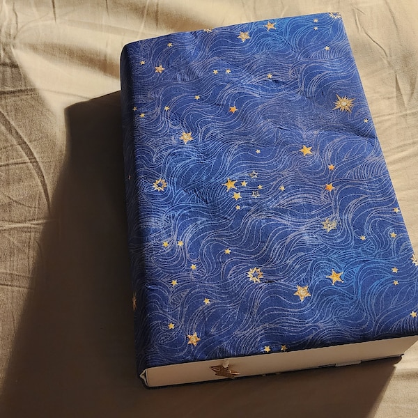 Adjustable Book Cover, Fabric Book Cover, Reusable Book Cover, Handmade ...