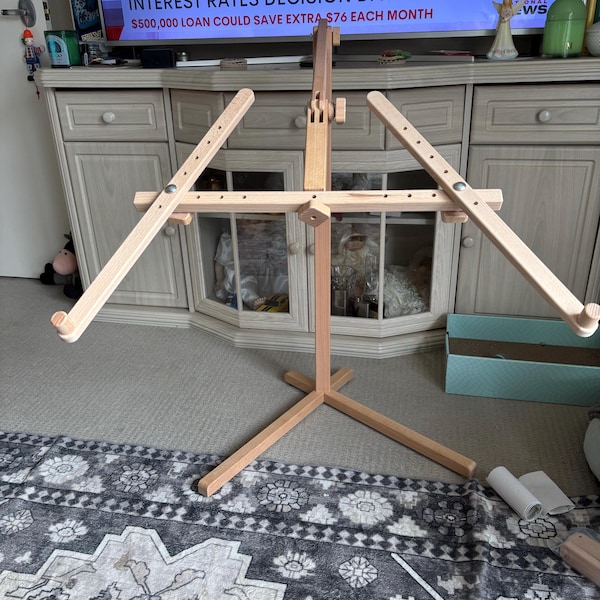 Needlework Floor-standing Type Stand With Adjustable Frame Made of ...