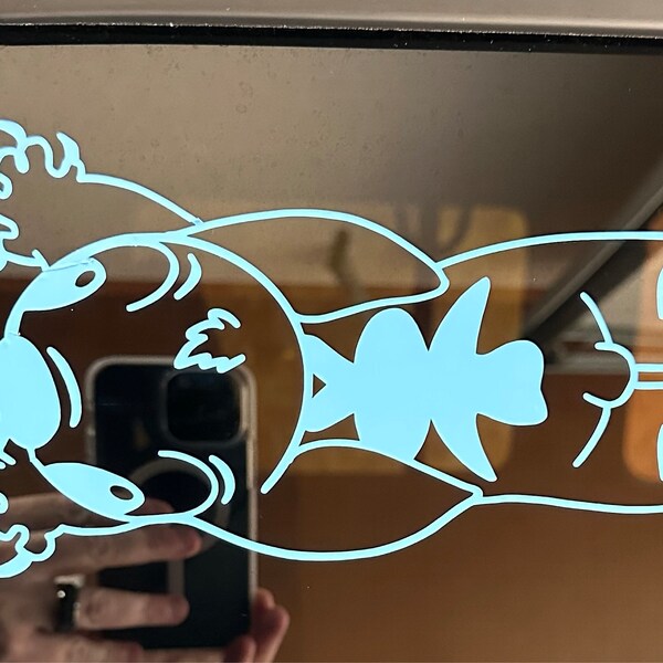 Scratching Stitch Vinyl Decal/sticker - Etsy